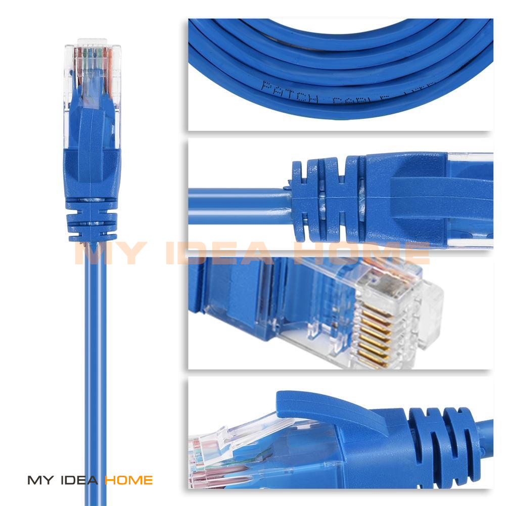 DSL CABLE 20/25/30/50 Meters CAT5E Ethernet Internet RJ45 Cable, Lan ...