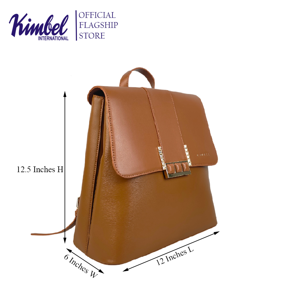 KIMBEL HGZB101224 Backpack Synthetic Leather | Shopee Philippines