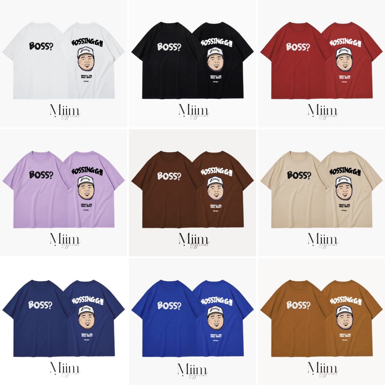 Malc Showtime/Bossing Graphic T-shirt For Men Sreetwear Fashion Basic ...