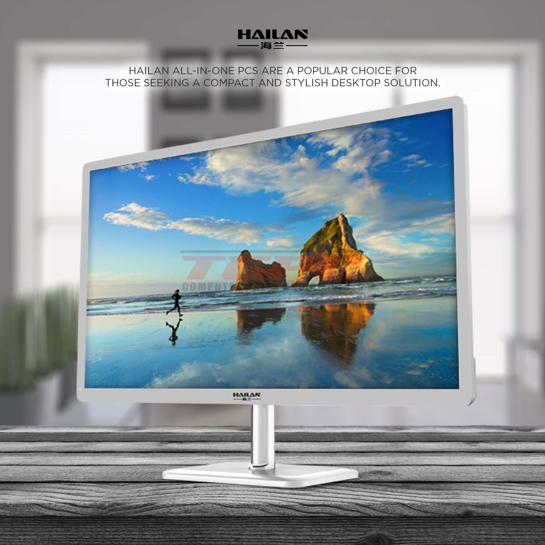 All in one PC Viewpaker Ryzen 3, i5 7th Generation AOC 24 inches ...