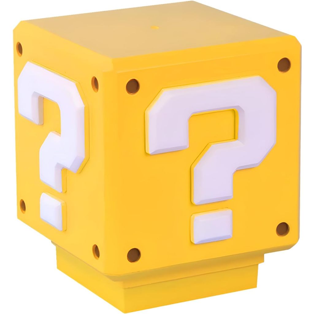 Zeus x Super Mario Lamp LED Question Mark Brick Night Light USB ...