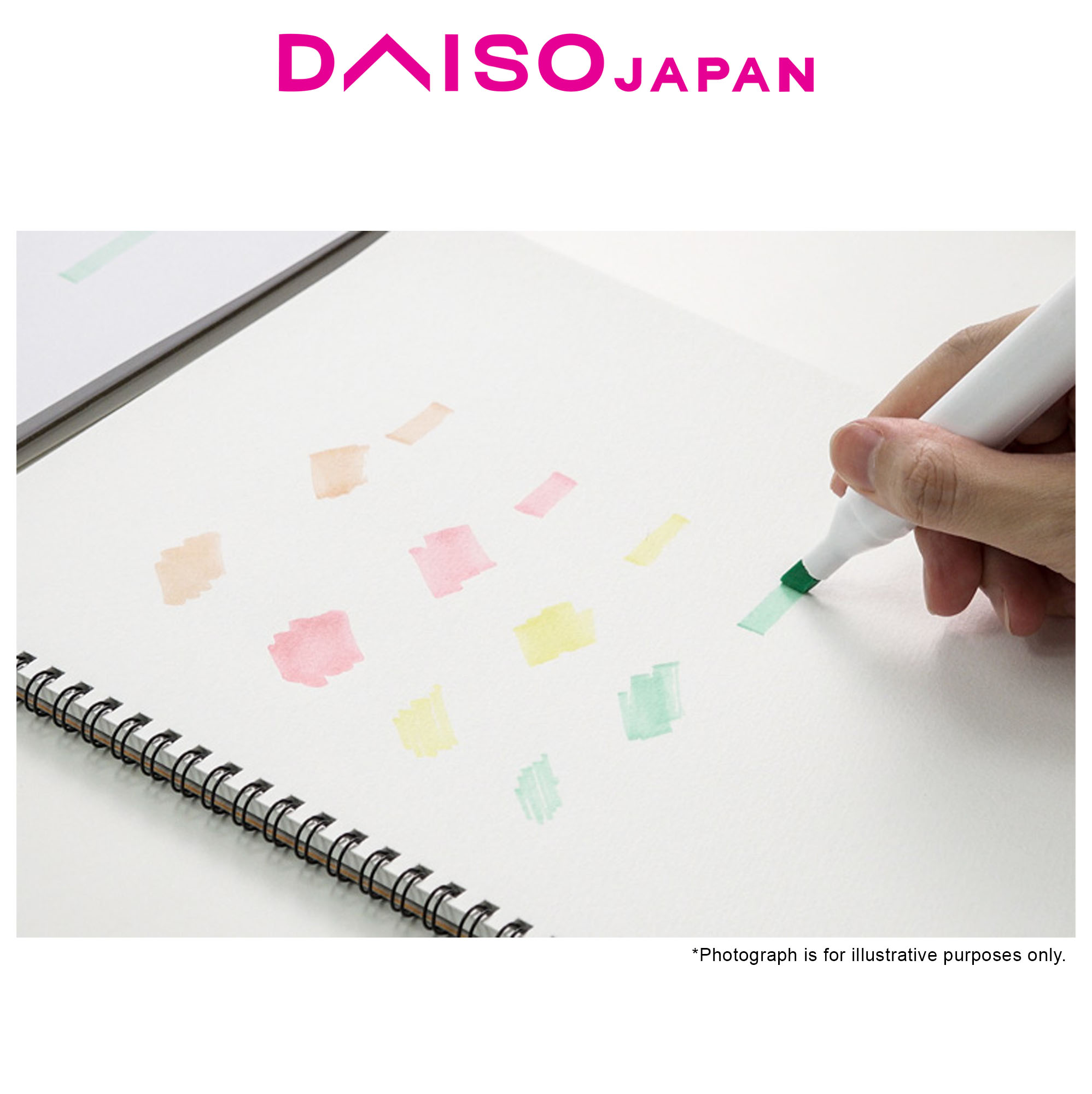 Daiso B4 Spiral Sketchbook (22 sheets) | Shopee Philippines