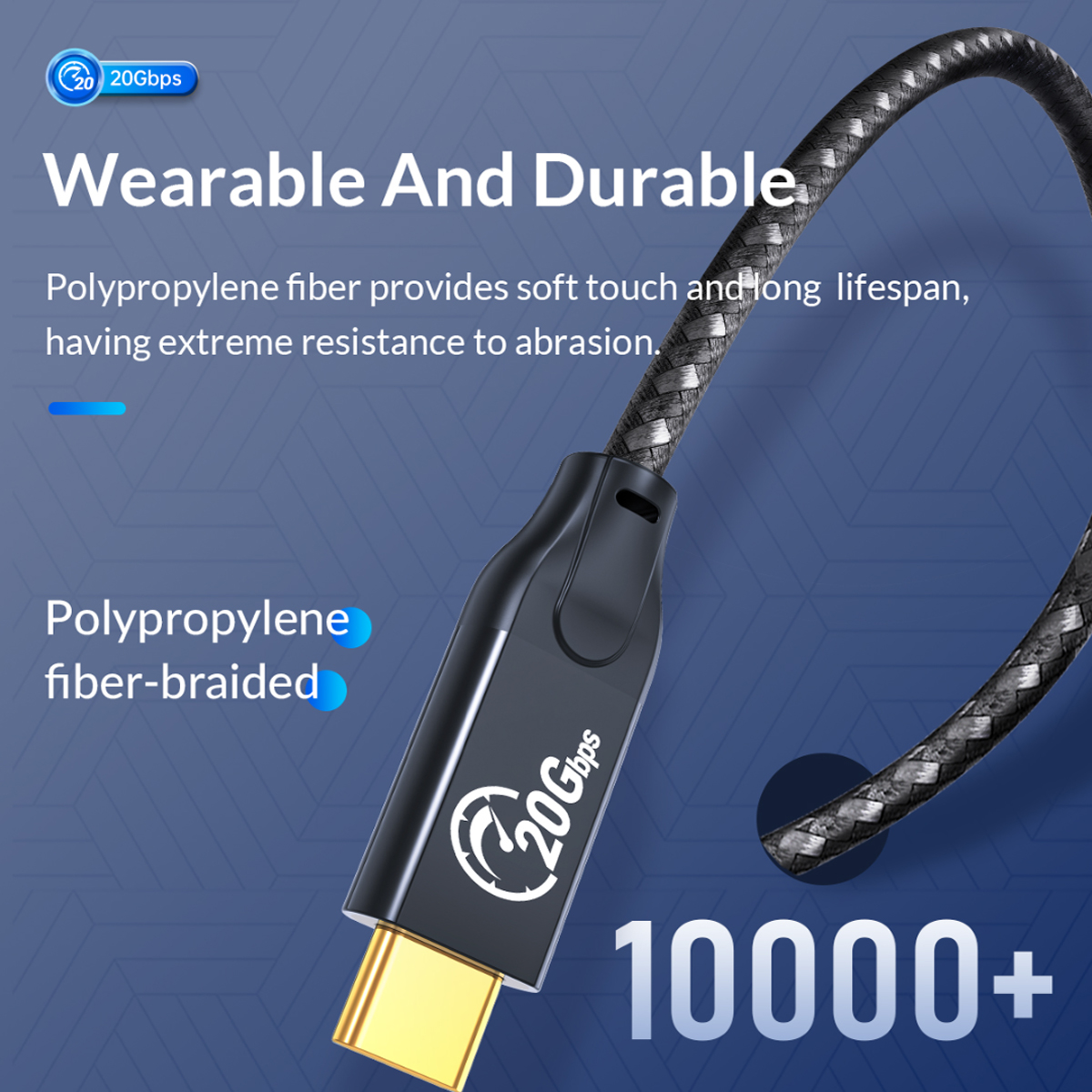 ORICO (0.5m / 1m / 2m / 3m /5m) USB Type C 3.2 Gen2x2 Fast Charging ...