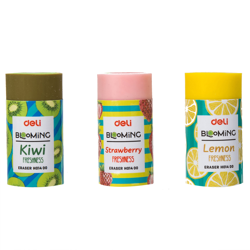 Deli EH01400 Mini Cute Eraser With Eco-PVC Material School Supplies ...
