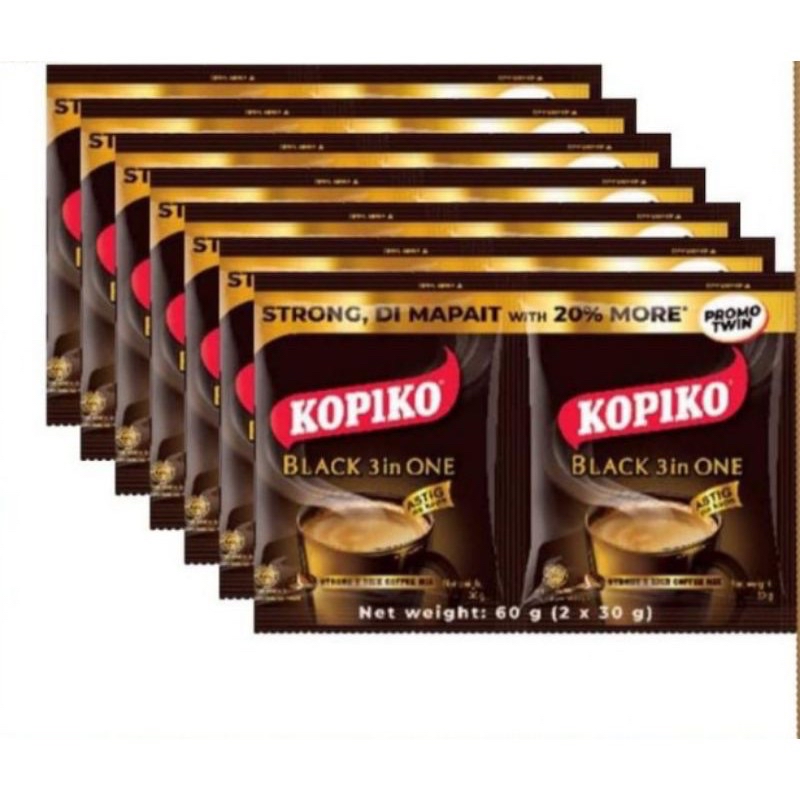 Kopiko Black Twin Pack of 10 60grams | Shopee Philippines