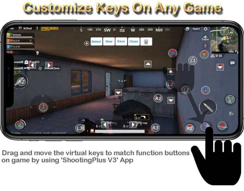 GEN GAME X3/T3 Wireless Bluetooth Gamepad Game Controller | Shopee ...