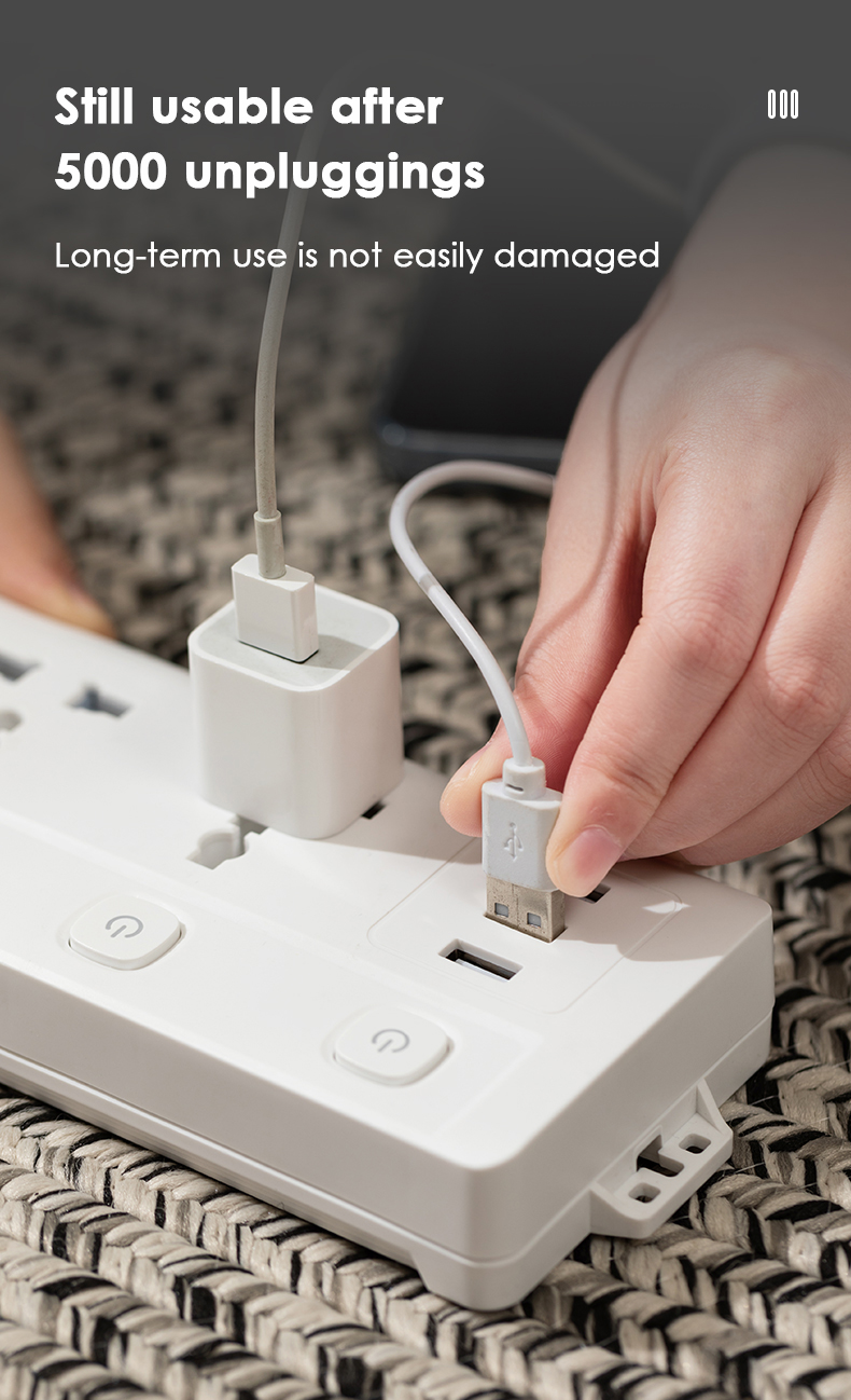 Deli Power Socket Extension Universal Electric Sockets With USB Port ...