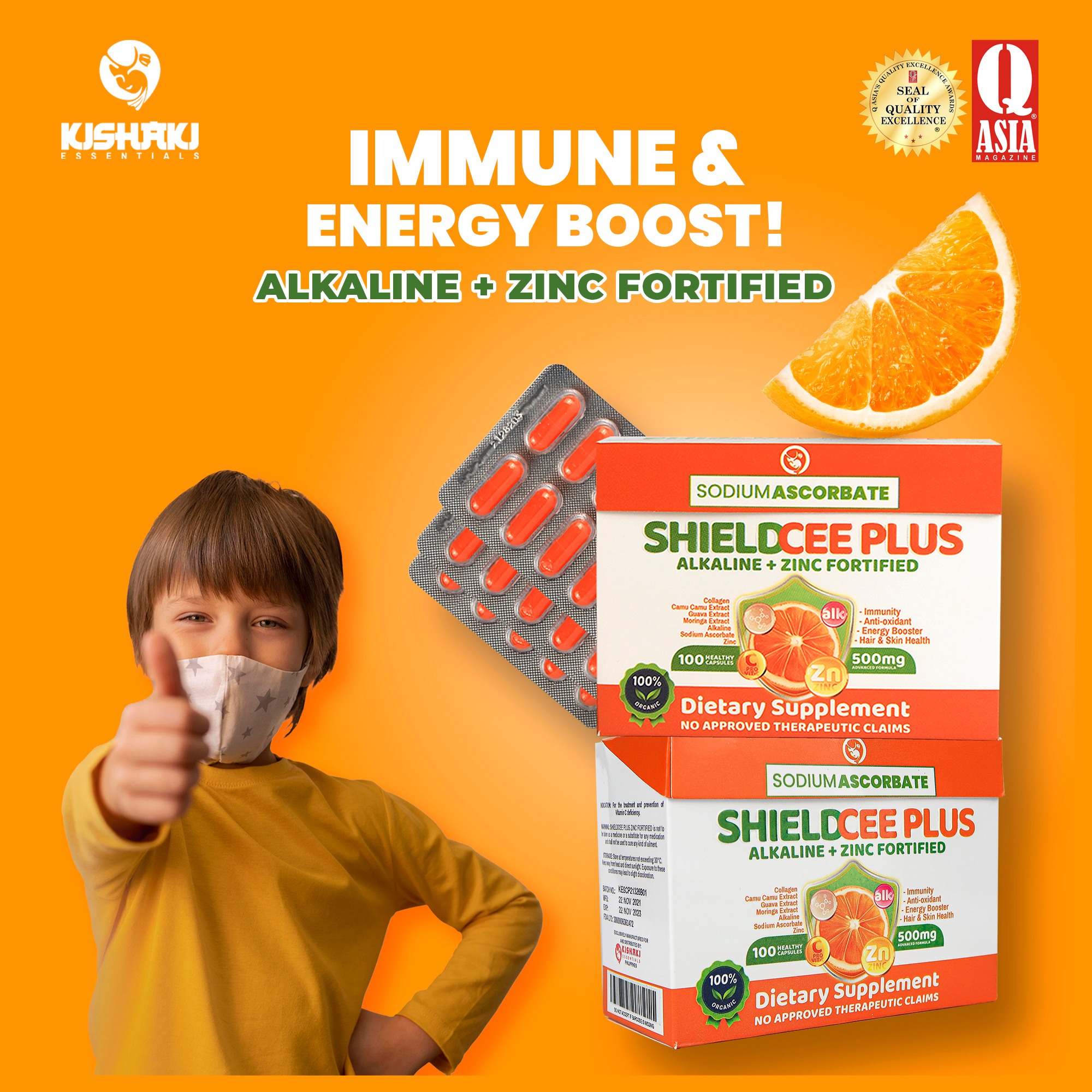 Ascorbic Acid Shield Cee Plus (BLISTER) | Shopee Philippines