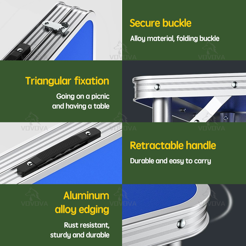 VOVOVA Folding Table Outdoor aluminum alloy Table | Shopee Philippines