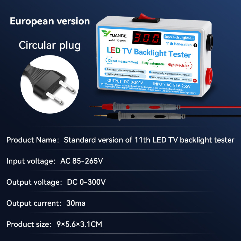 Home LED TV Backlight Tester Output 0-300V Lamp Bead LCD Digital ...
