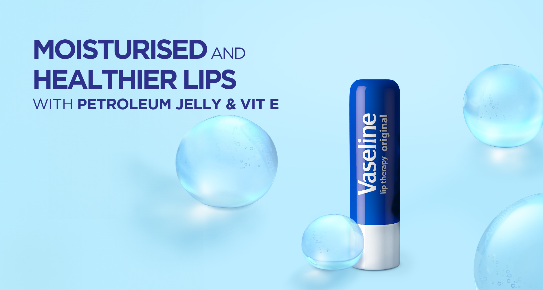 Vaseline Lip Original Lip Balm Stick With Petroleum Jelly 4.8G | Shopee Philippines