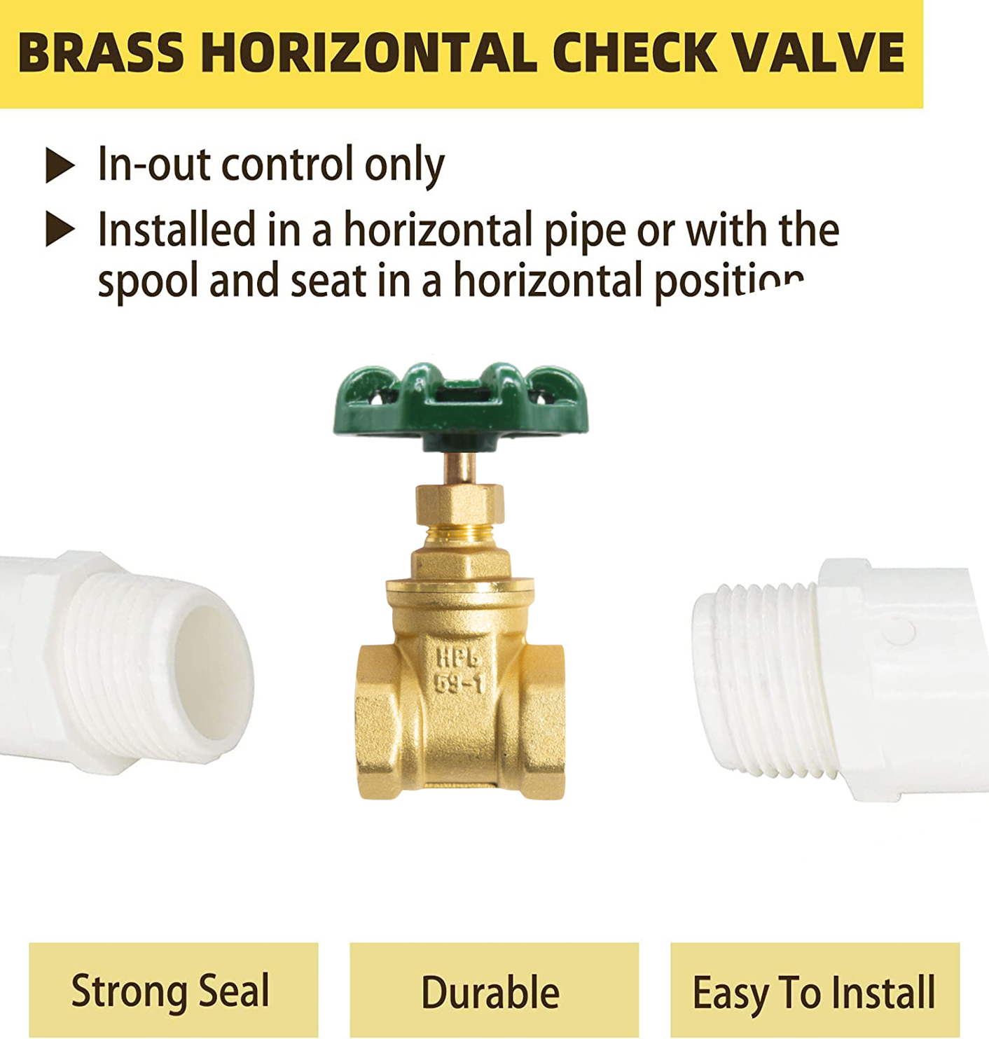 High Quality Heavy Duty Brass Gate Valve 1/2" 3/4" 1"1-1/4"1-1/2" | Shopee Philippines