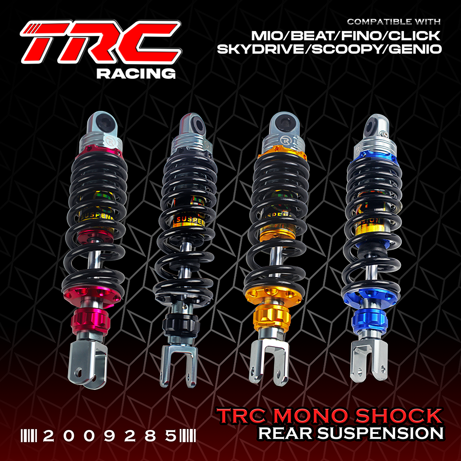 TRC Racing PH Rear Shock 285mm Mio Sporty Beat Fino Click SkyDrive ...
