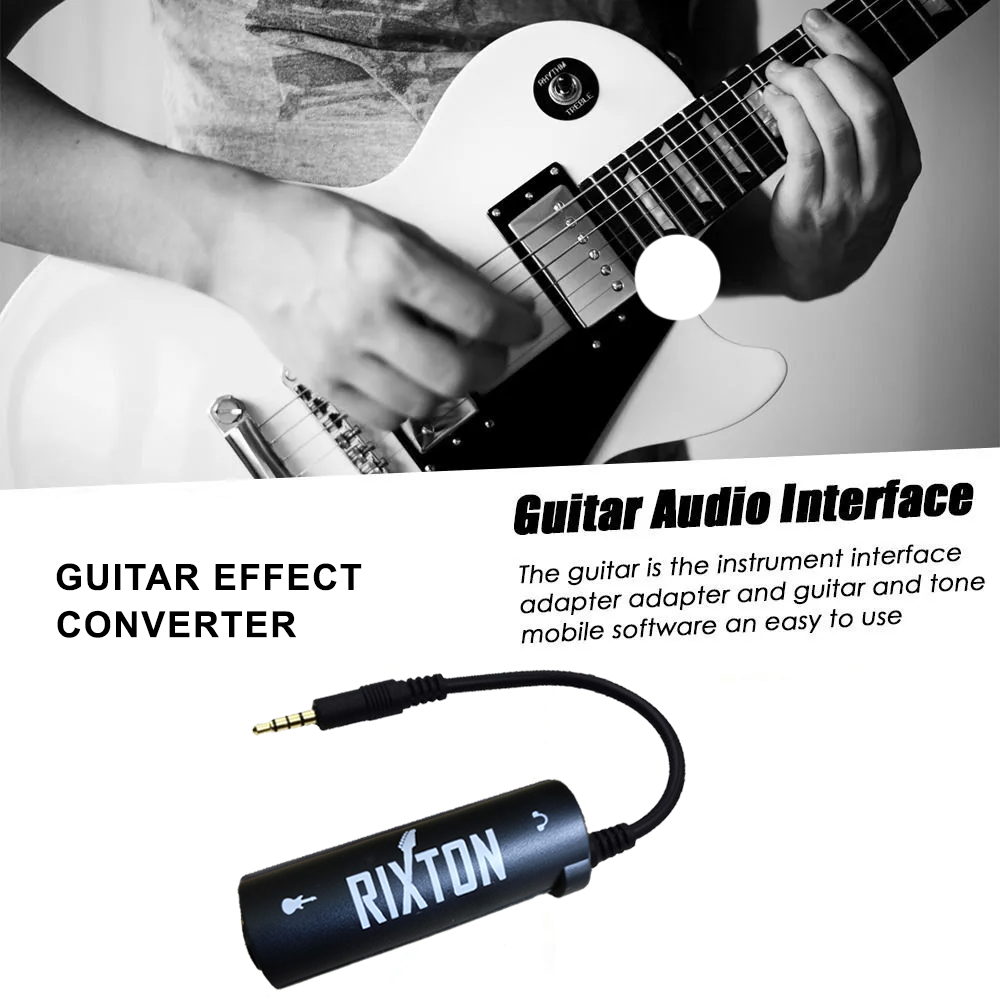 RIXTON Guitar Tuner Interface Converter Replacement Guitar for IOS ...
