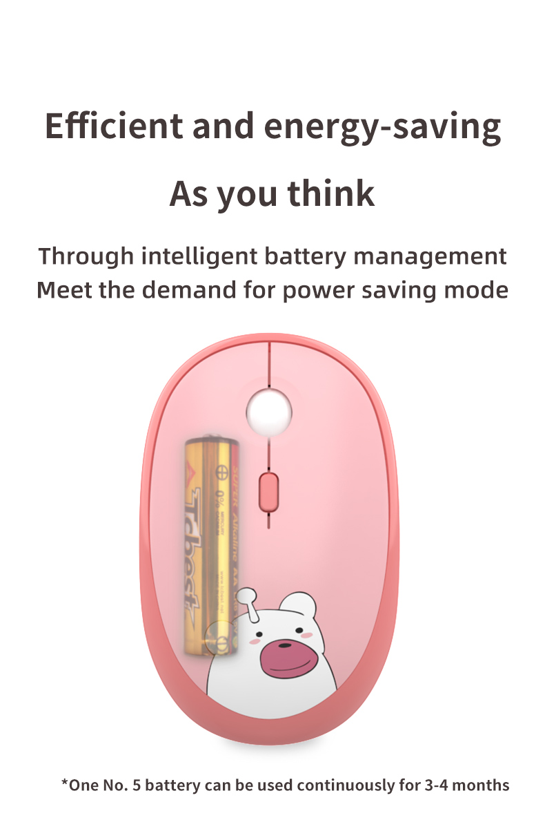 MOFii GEEZER M2 USB Receiver Wireless Silent Mouse Original Bear ...