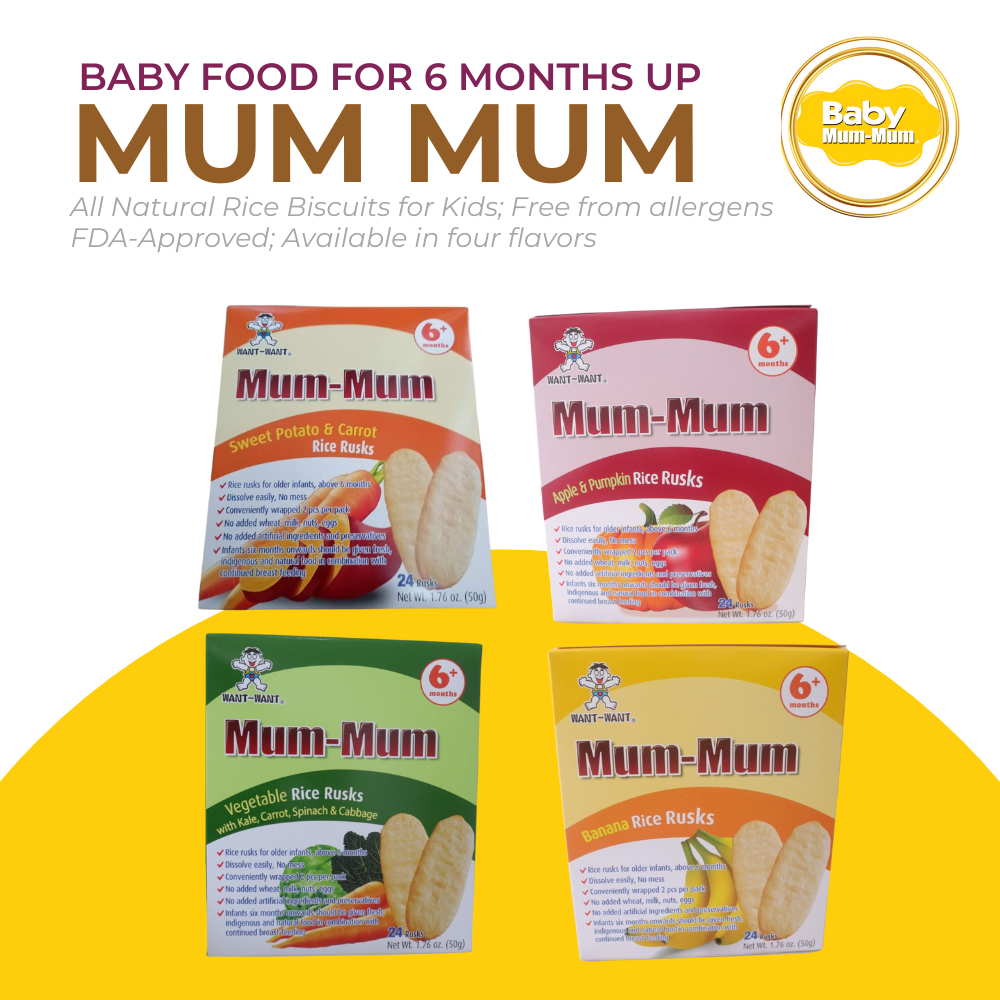 Mum-Mum - All Natural Rice Biscuits for Kids - American Brand - Baby ...