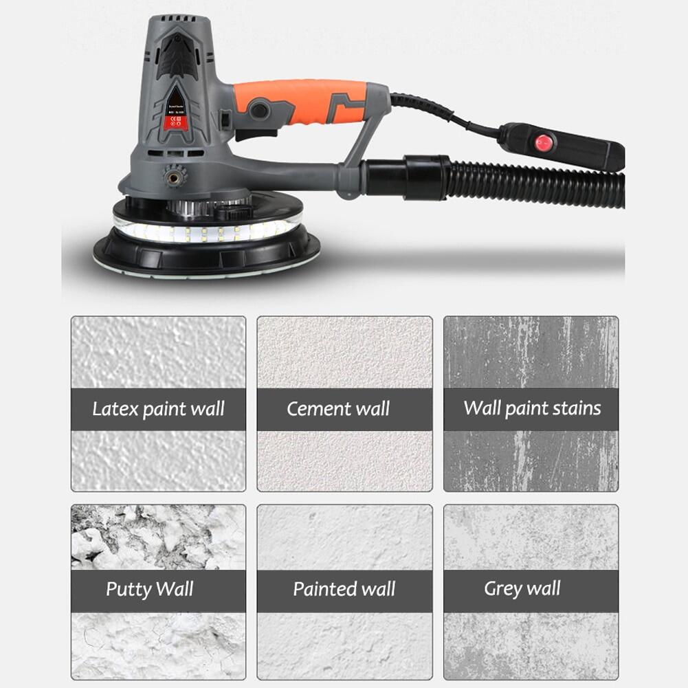 1390W Drywall Sander 220V Wall Polishing Machine Grinding Wall Putty ...