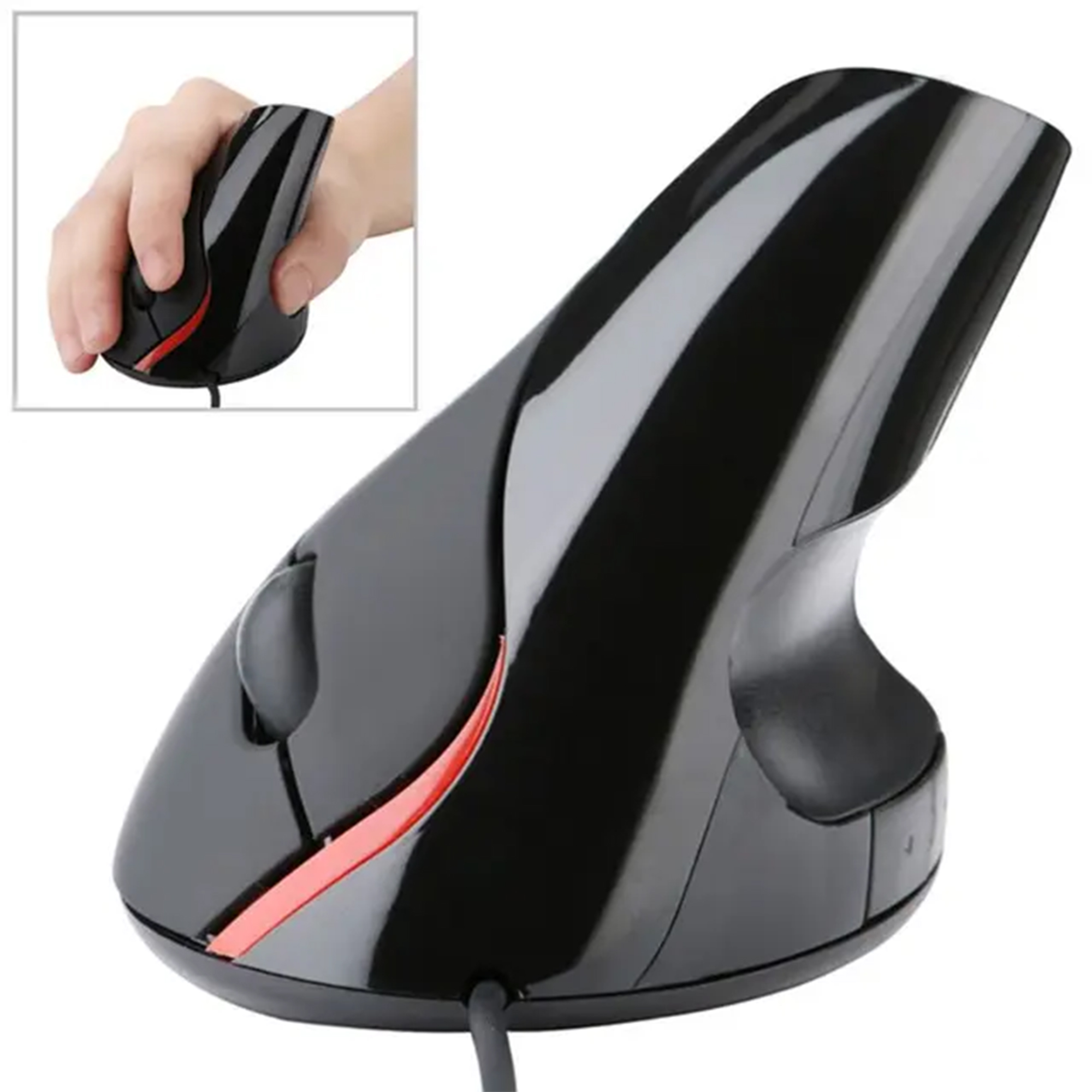 M-001WD Wired Optical Vertical Ergonomic Mouse | Shopee Philippines