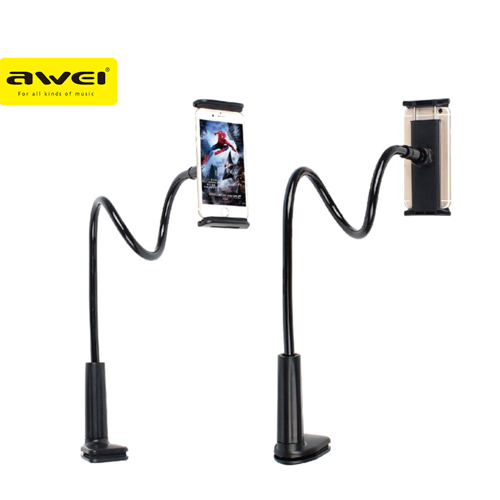 Awei X3 Flexible Foldable Lazy Pod Stand Mount Mobile Phone Holder For ...