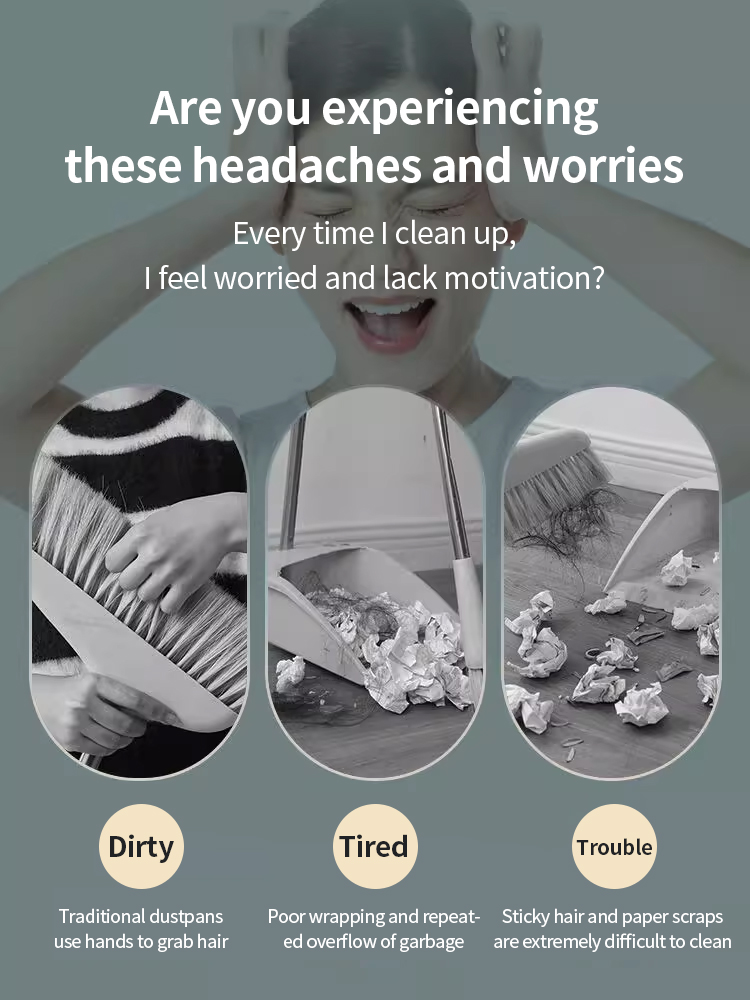 ICON Broom and Dust Pan Set Household Mop Cleaning Outdoor Indoor Walis ...