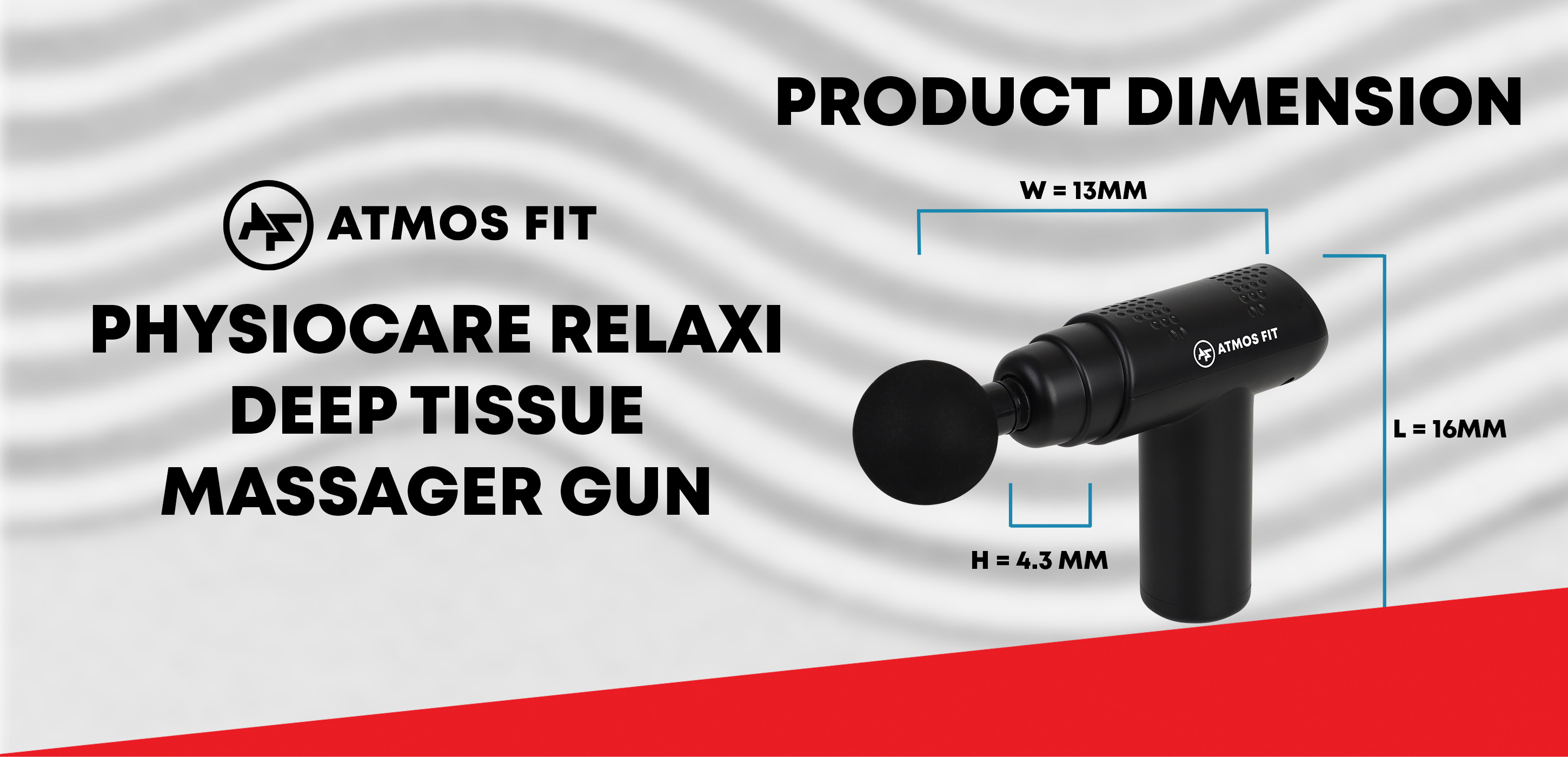 Atmos Fit Physiocare Relaxi Deep Tissue Massager Gun | Shopee Philippines