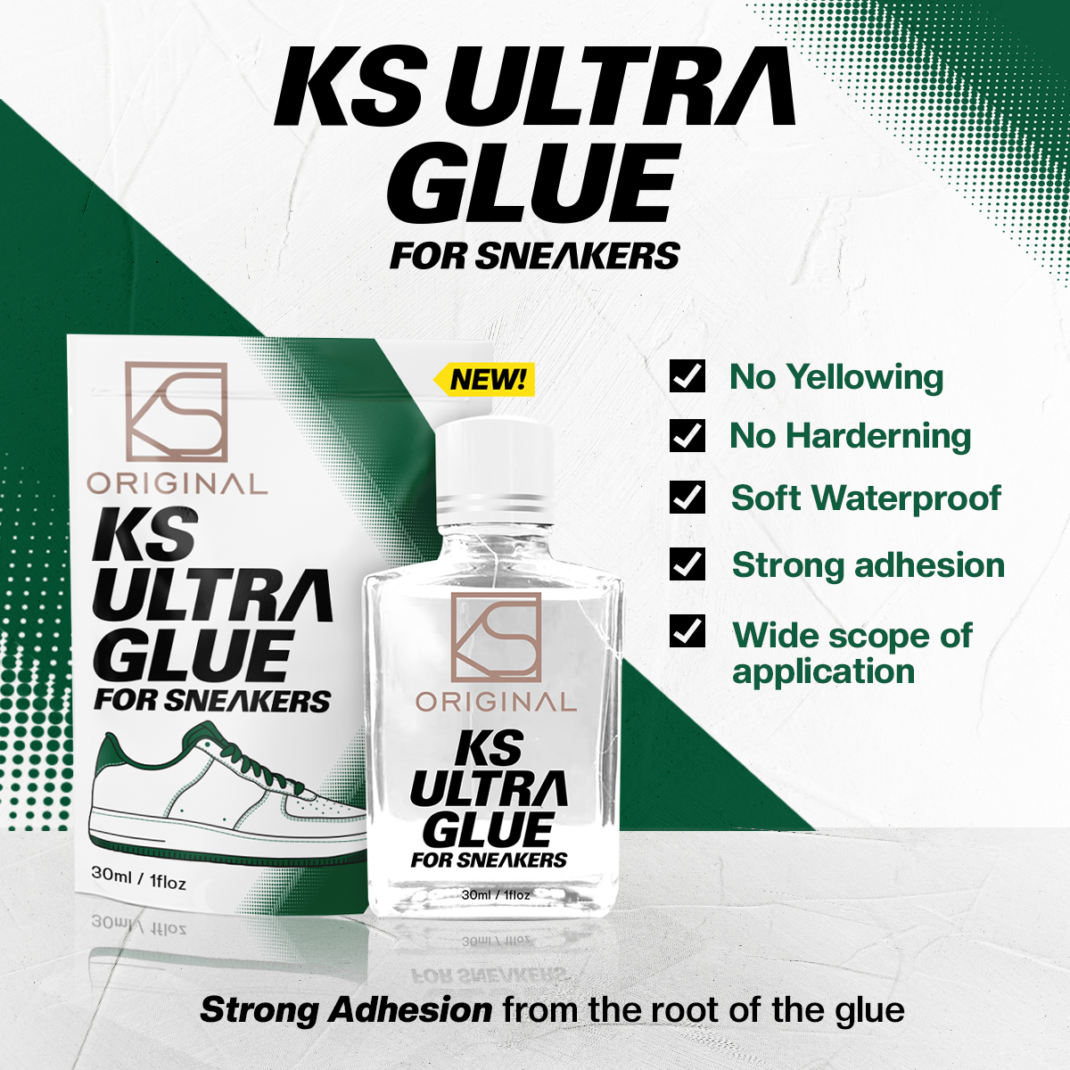 KSORIGINAL KS Ultra Glue Repair Fix Sneakers DIY Footwear Shoes The ...