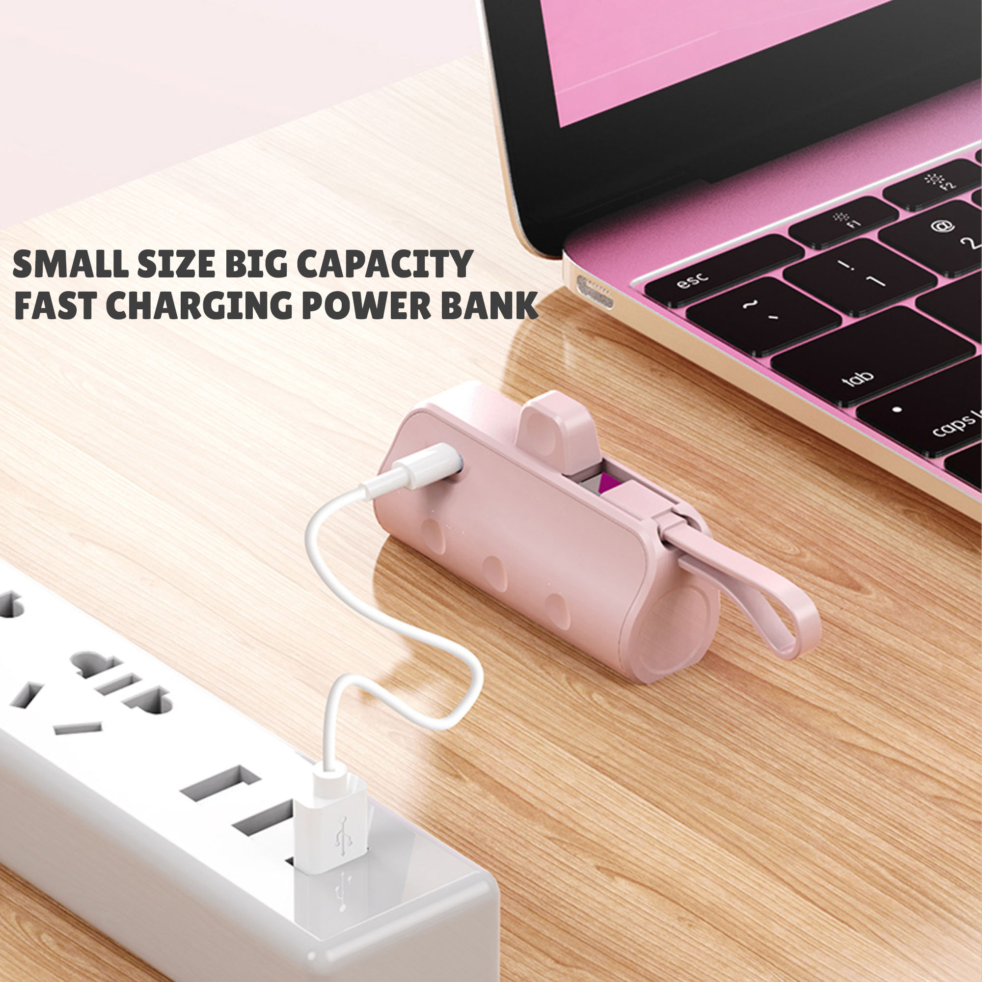 Portable Mini Power Bank Charger for USB C Android Device (Direct ...