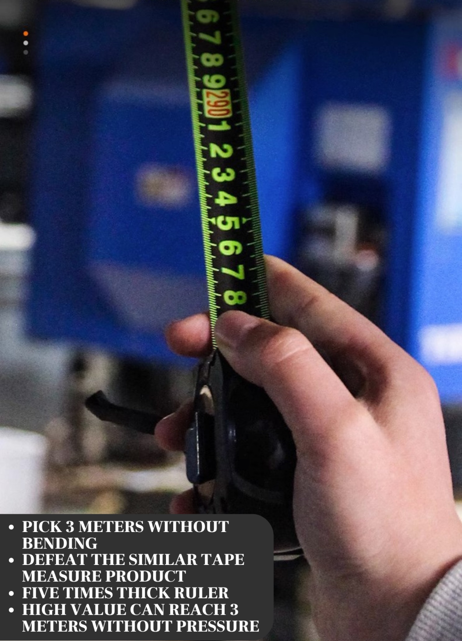 Hoba 5-10M Metro Steel Measuring Tape Fluorescerous Auto Lock Meter ...