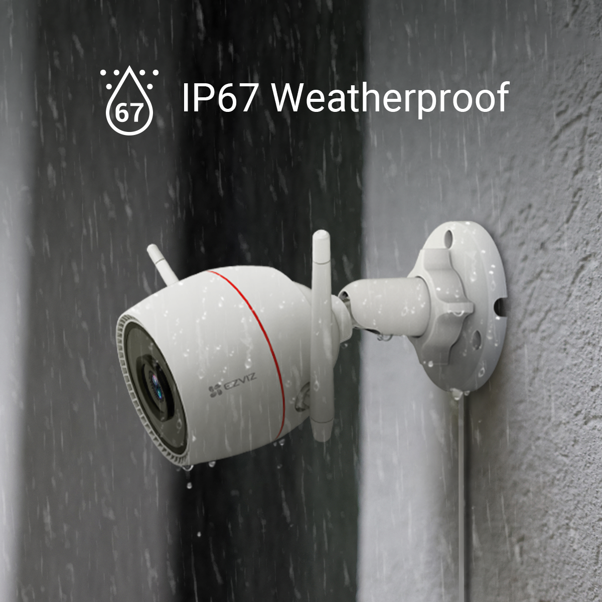 EZVIZ H3c 3MP/2K Outdoor Security Wifi Camera CCTV Camera Connect to ...