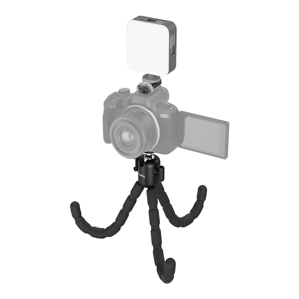 SmallRig Vlogging Tripod Kit for Canon EOS R5 Camera with LED Video ...