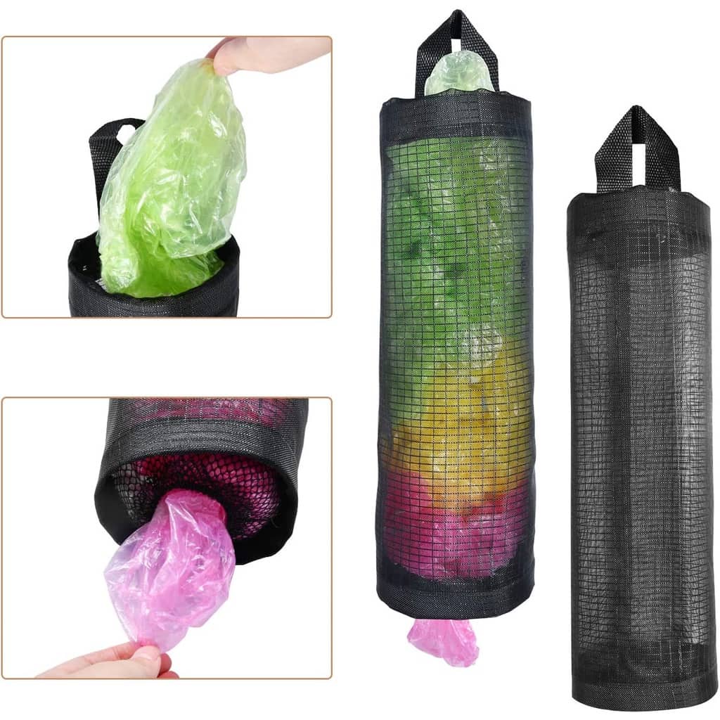 Dispenser Trash Bags Holder Trash Bag Storage Garbage Bag Kitchen ...