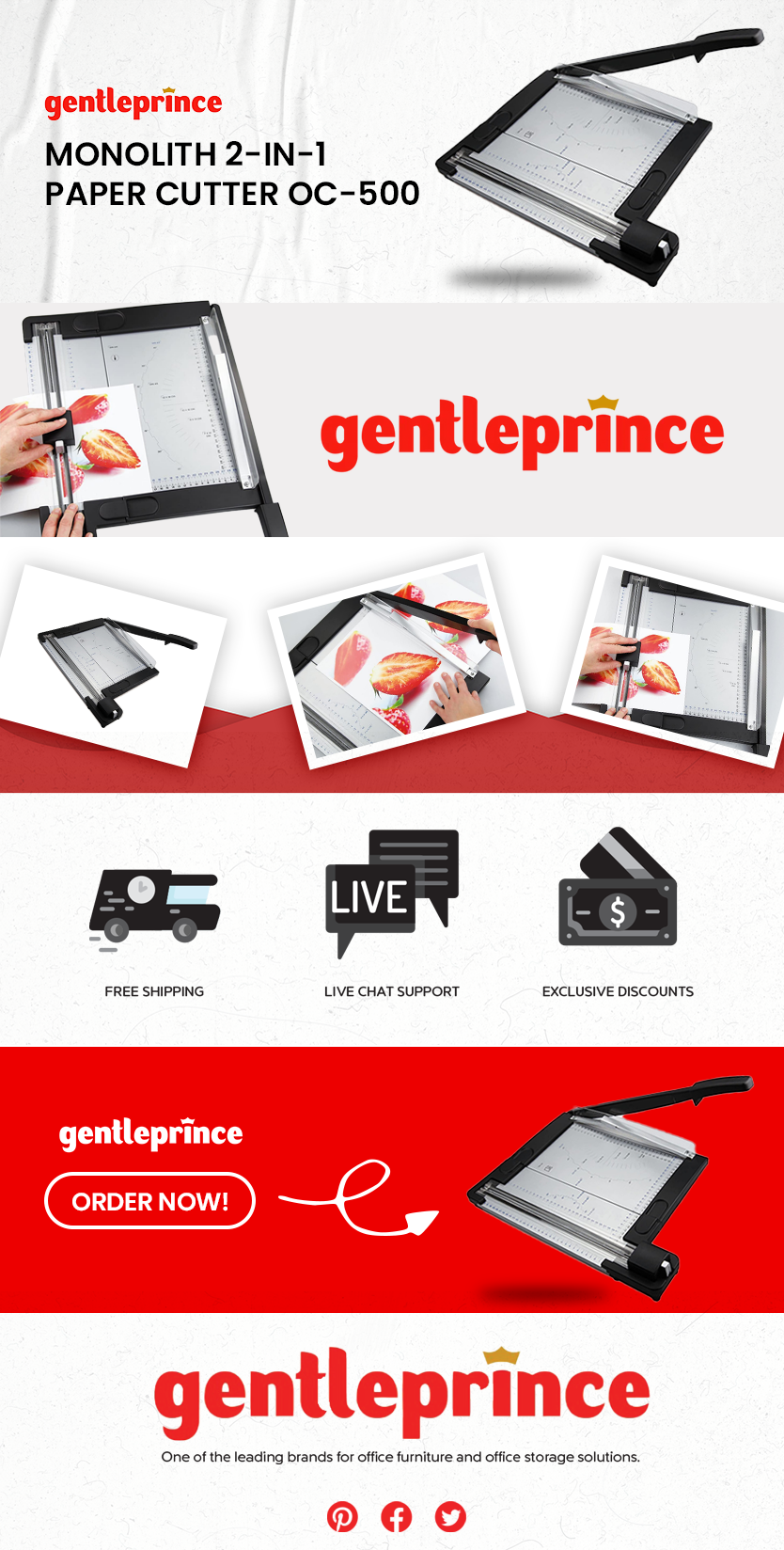 Monolith 2-in-1 Paper Cutter OC-500 | Shopee Philippines