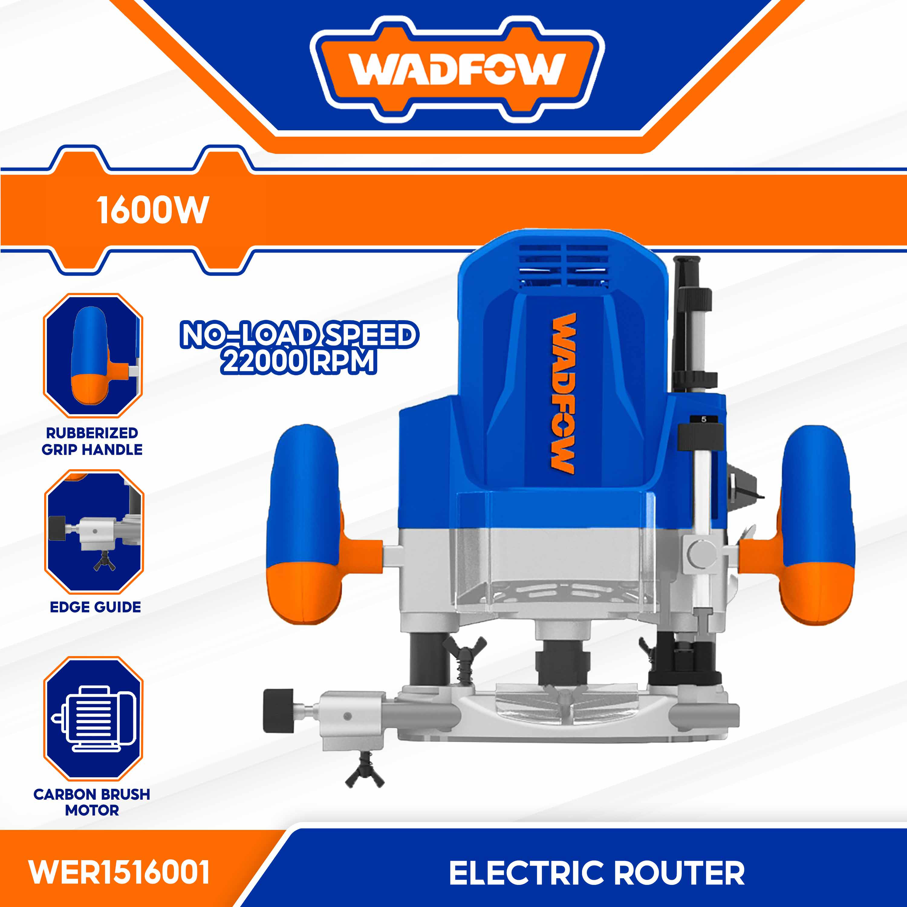 Wadfow WER1516001 Electric Router 1600W | Shopee Philippines