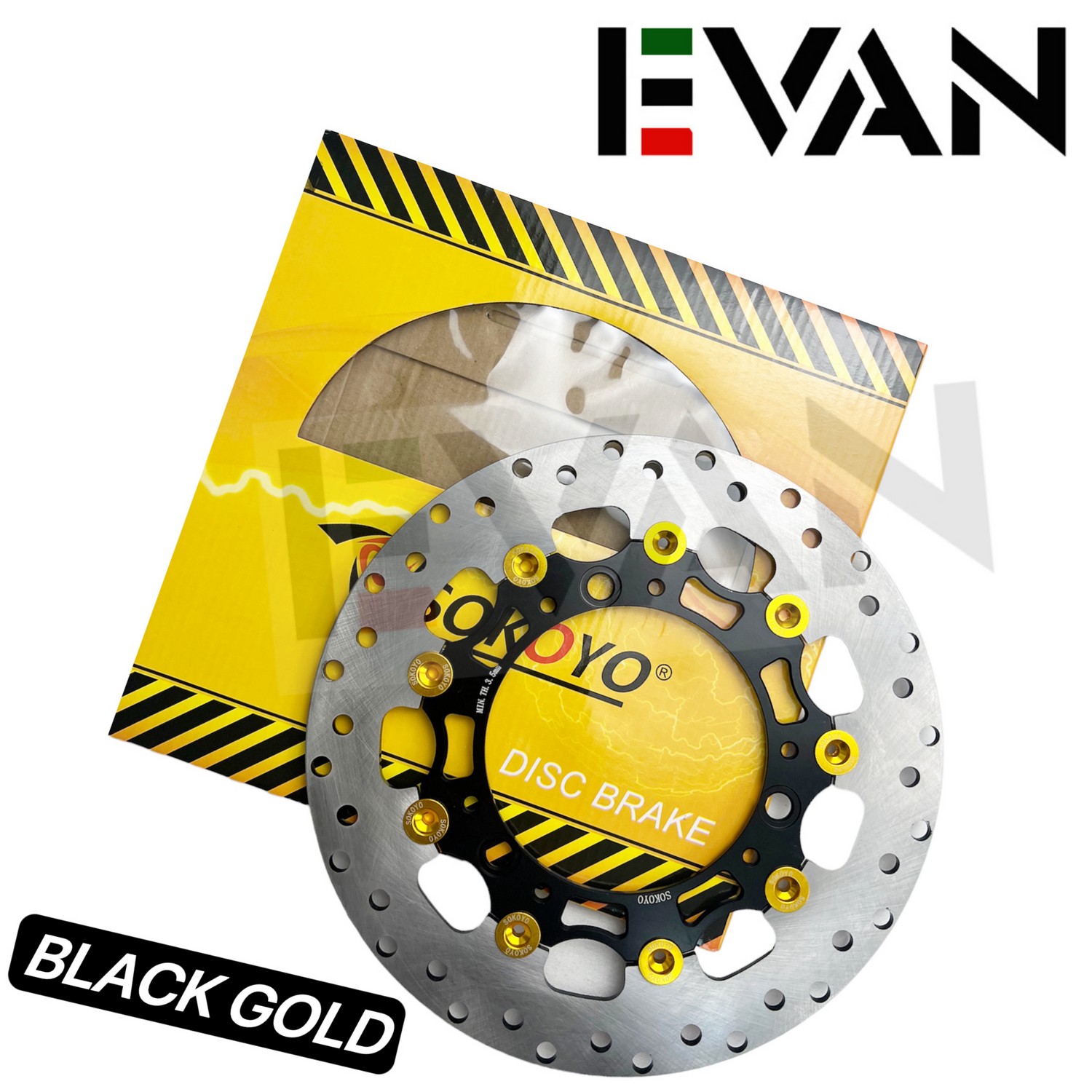 EVAN.PH Front Disc Brake For Yamaha Nvx 155/ Nmax 155/Aerox 155 Rotor 260MM 3 Holes Motorcycle ...