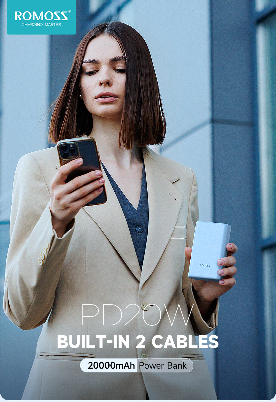 Romoss PAC20 Version 2 20000mah 22.5w Super Fast Charging Power Bank ...