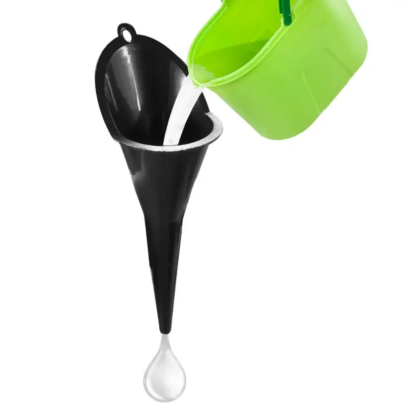 Car Refueling Longer Funnel Anti-splash Plastic Auto Long Mouth Oil ...