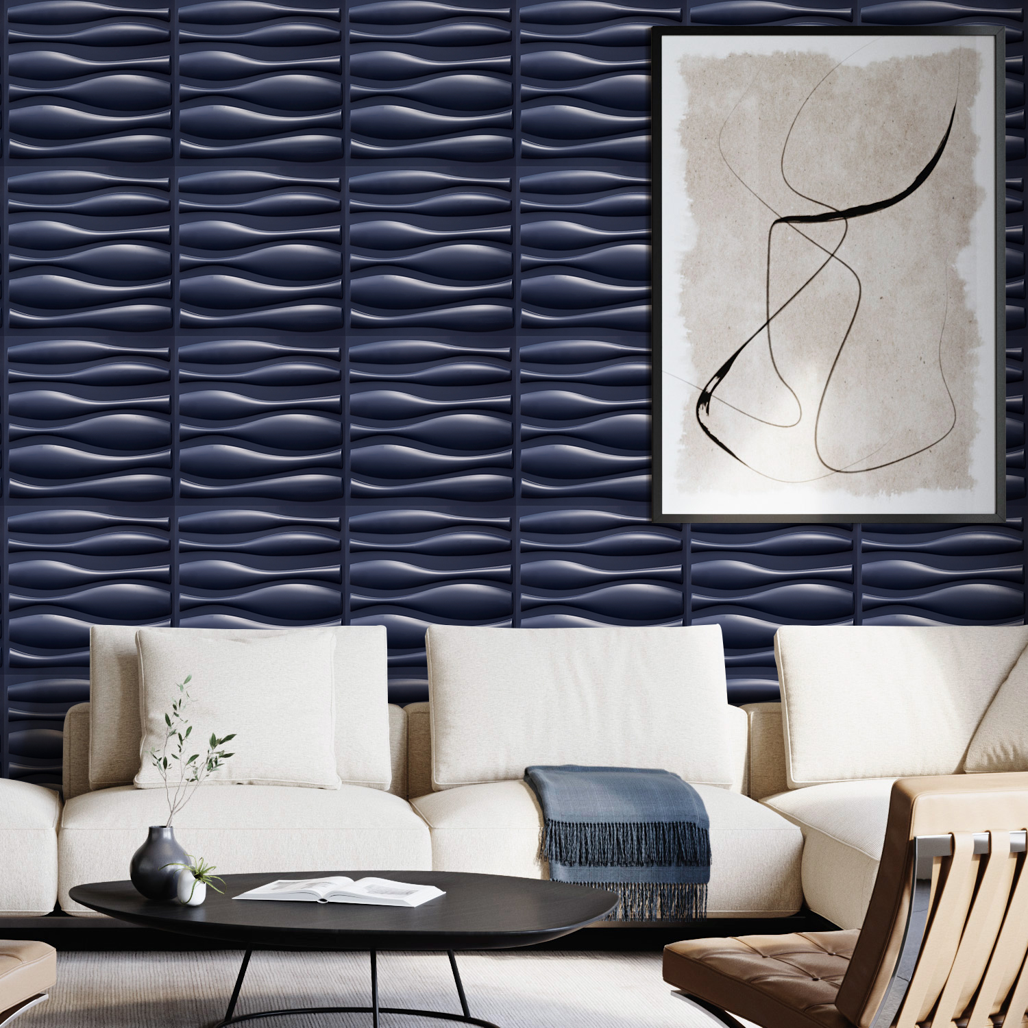Pvc Wall Panel 3D Design Wallpaper For Room Kitchen Living Room ...