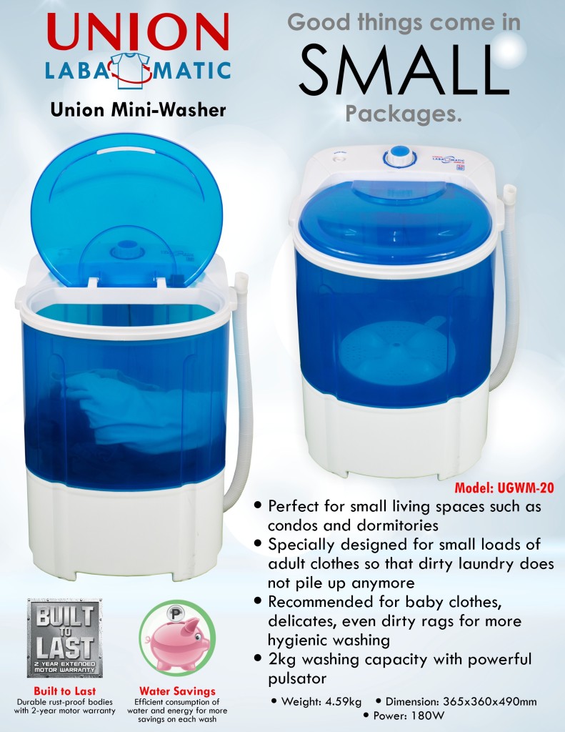 Union UGWM-20 2.0 Single Tub Washing Machine | Shopee Philippines