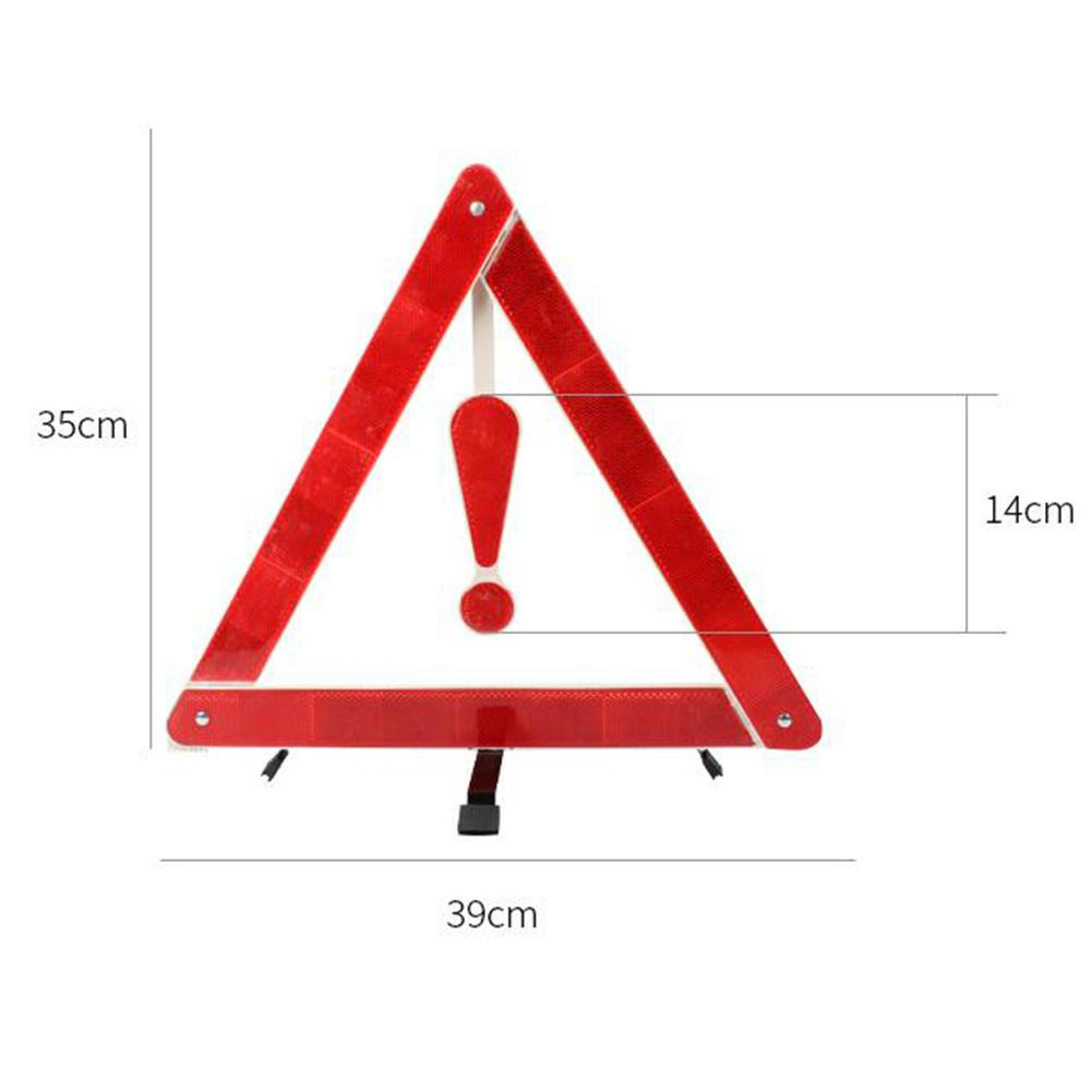 Car Tripod Warning Sign Car Tripod Reflective Triangle Plate Foldable ...