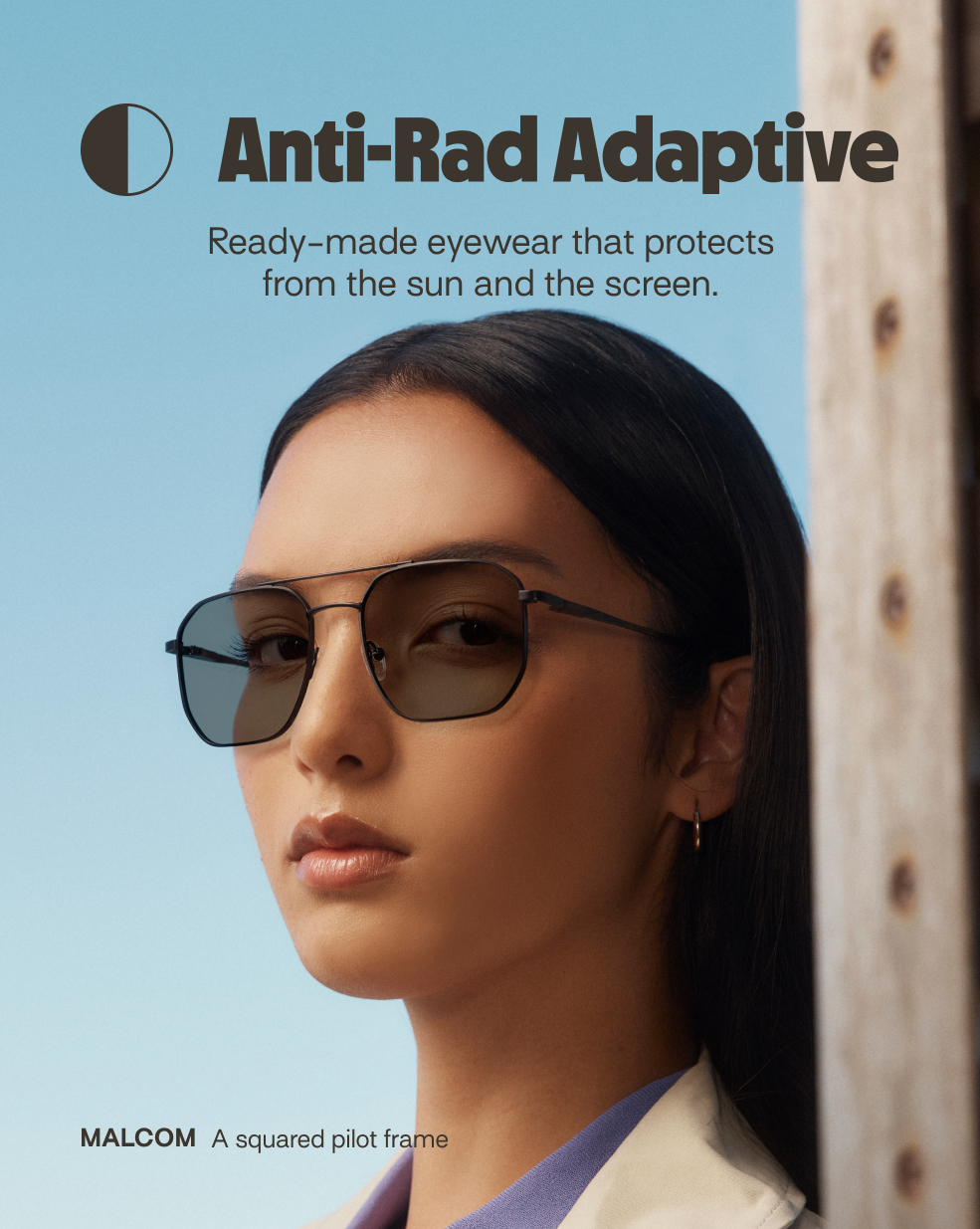 Sunnies Studios Anti-Rad Malcom (Non-graded Blue Light and Photochromic ...