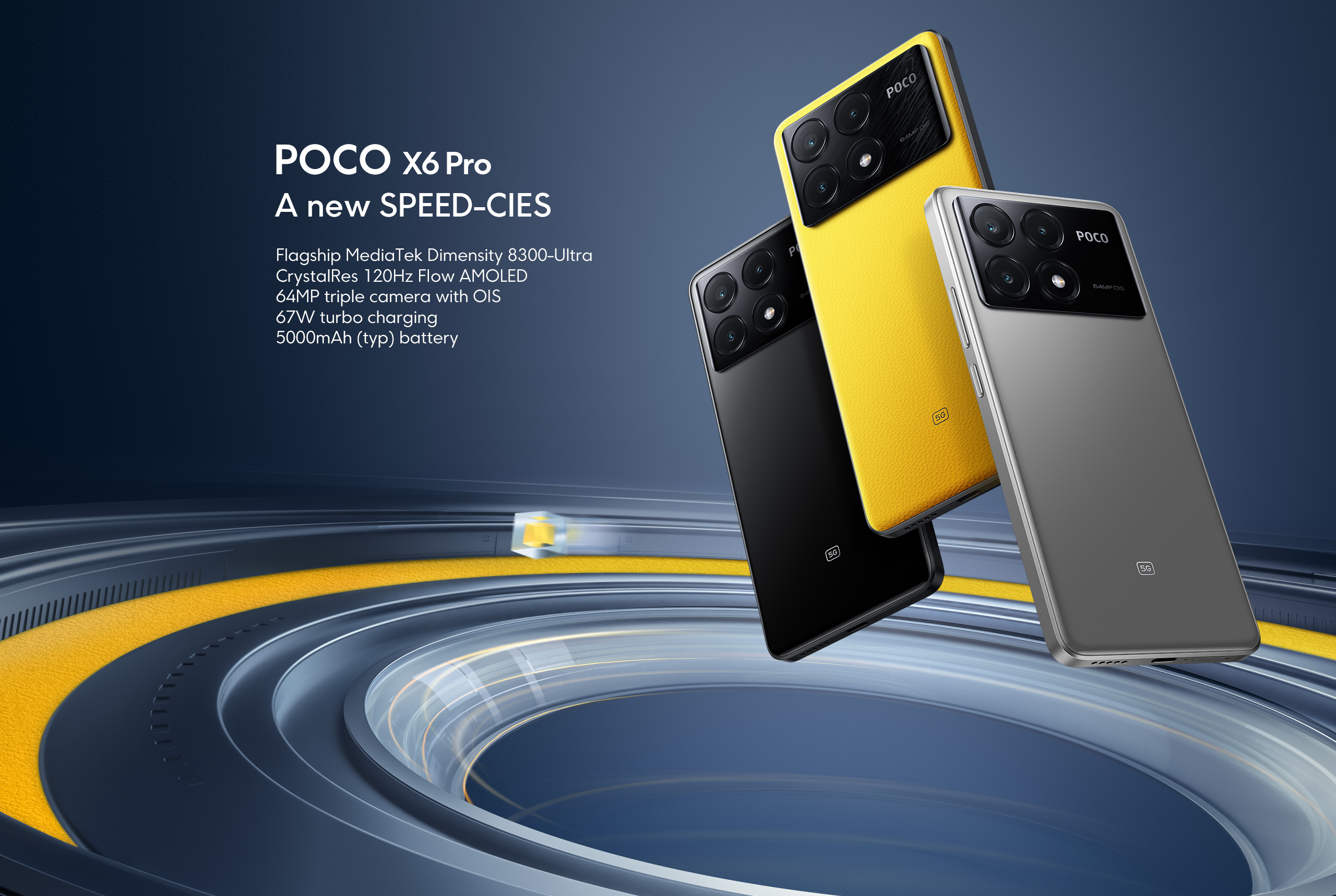 POCO X6 Pro 5G powered by Dimensity 8300-Ultra 8+256G/12+512G Global ...