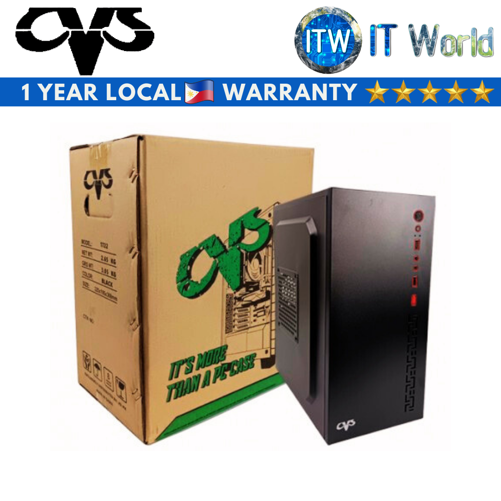 Itw | CVS 1722 Computer Case with 750W PSU - 120mm Fan/Flat Cables ...