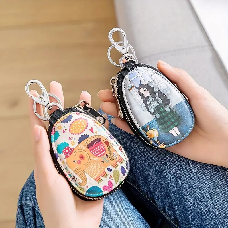 Lovely Large-capacity Mini Key Bag: Compact Storage with Korean Simple ...