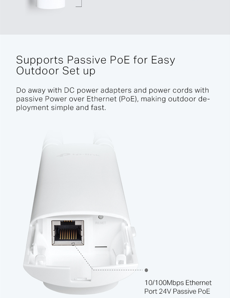 TP-Link Omada EAP110-Outdoor 300Mbps Wireless N Outdoor Access Point ...