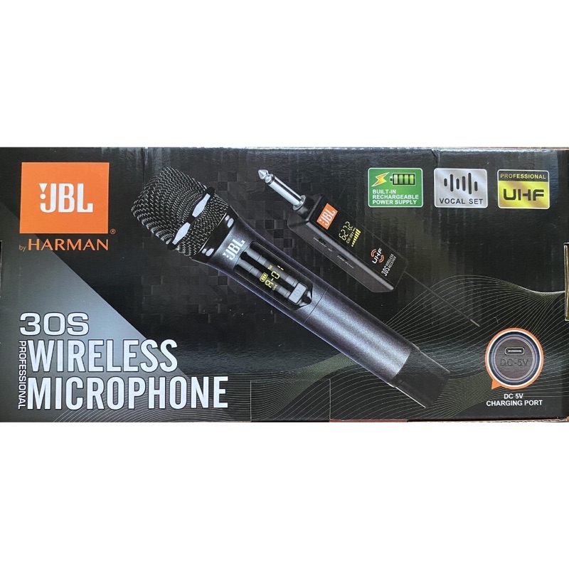 JBL SINGLE WIRELESS MICROPHONE 30S | Shopee Philippines