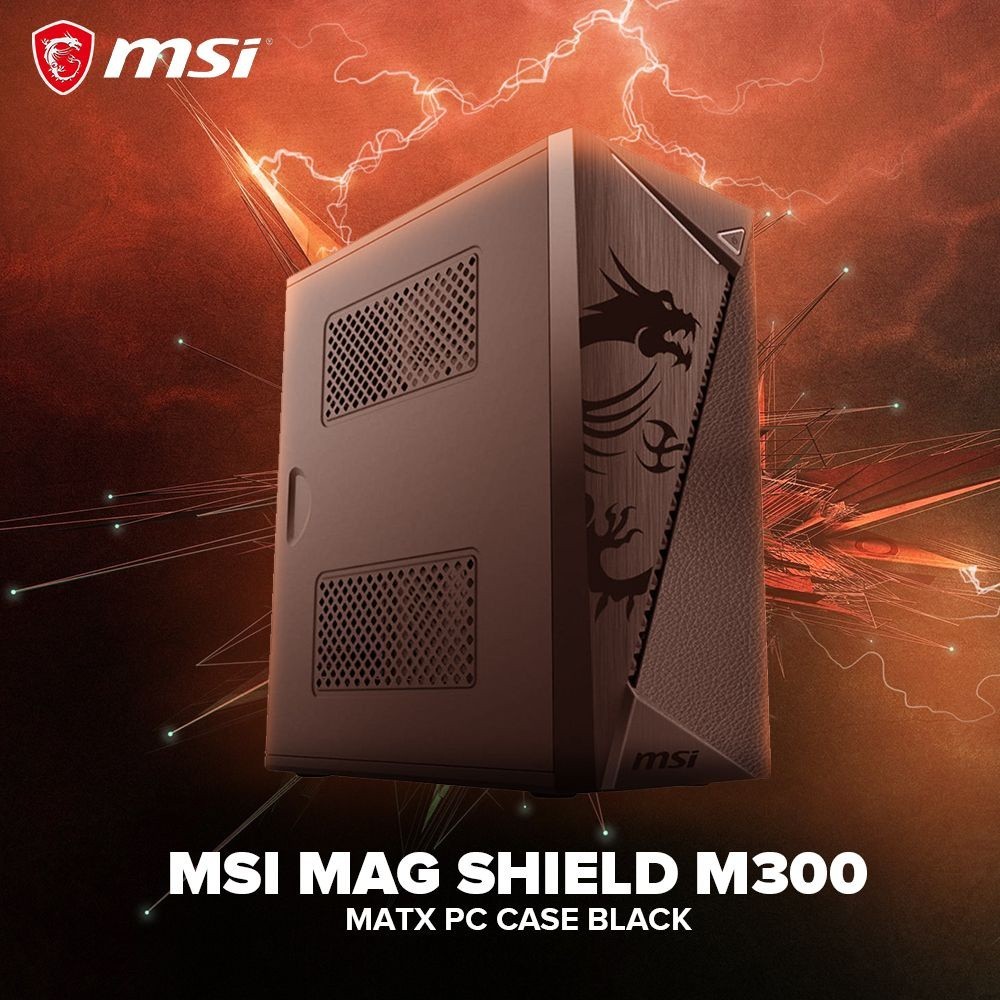 EasyPC| MSI MAG Shield M300/M301 pc case| mATX| Black | Shopee Philippines