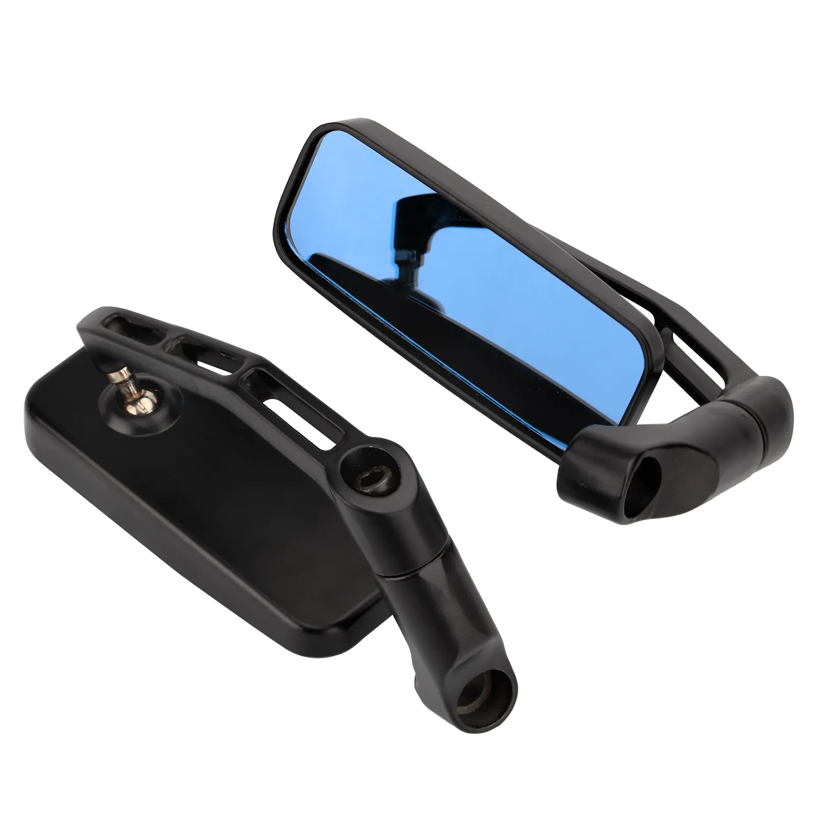 Motorcycle Aluminum Rear View Side Mirror Rear Mirror Universal ...