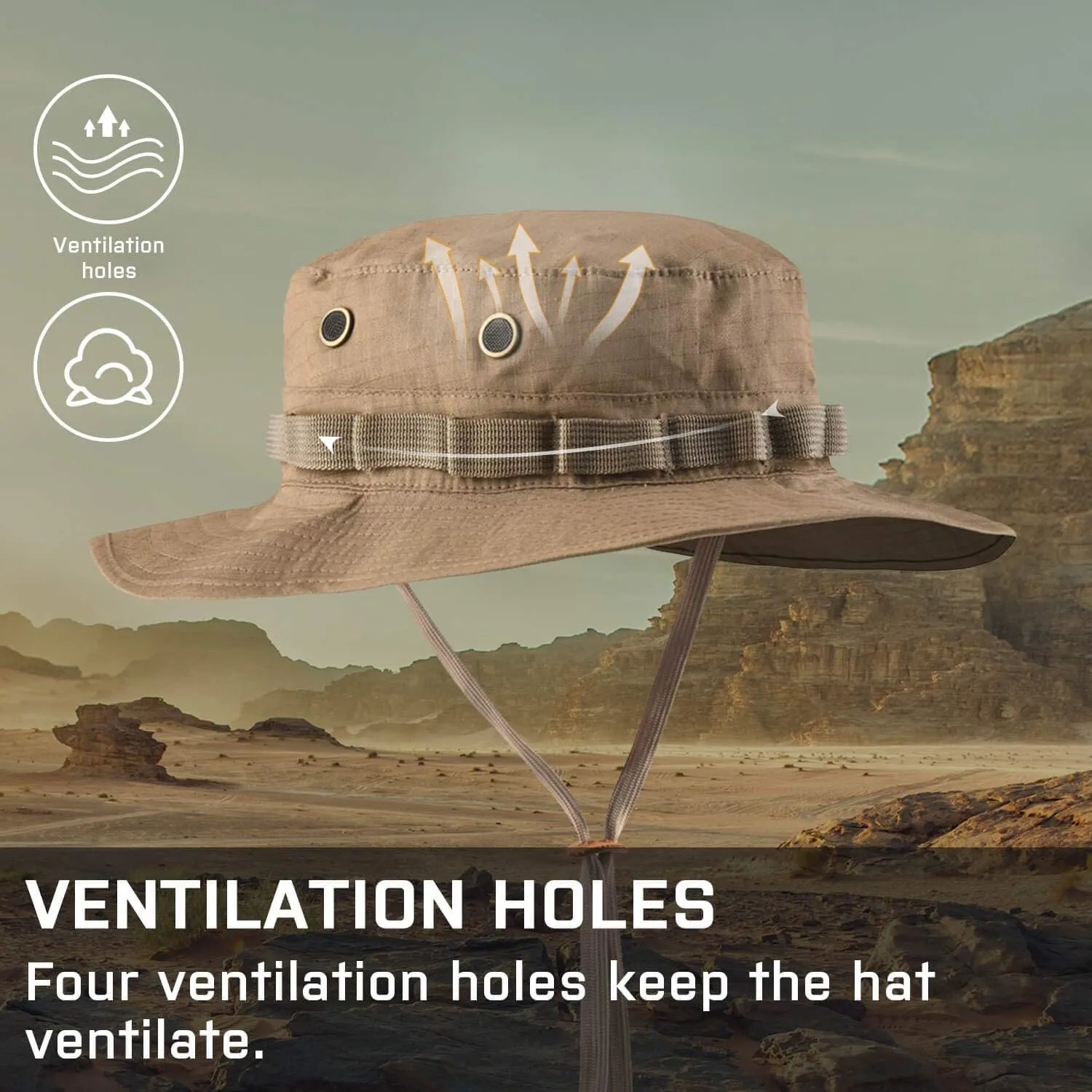 Outdoor Camping Hat Mountaineering Cloth Hat Men's Fisherman Hat ...