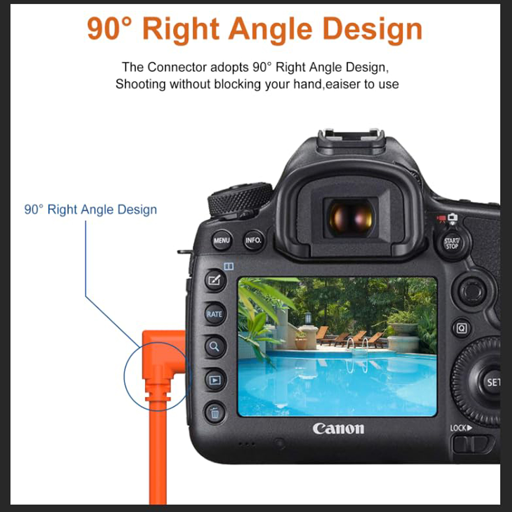 Pxel Tether USB Type-C Camera Cable for PC (Windows Only) & Sony Canon ...