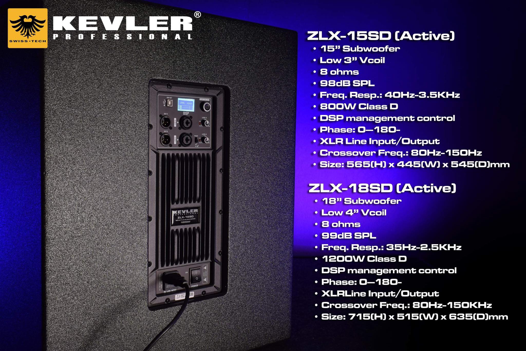 Kevler Professional 1pc. ZLX - 15SD 15 inch Active Subwoofer | Shopee Philippines